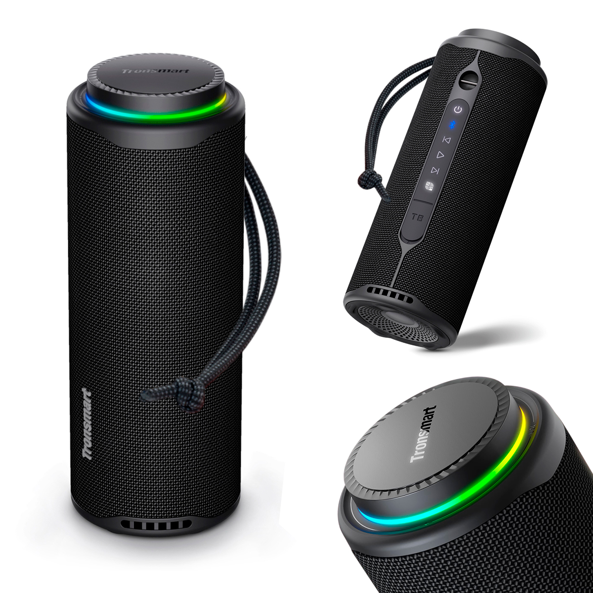 Parlante Tronsmart T8 Bluetooth 5.3 Sonido 360 IPX7 24 Horas Negro ...